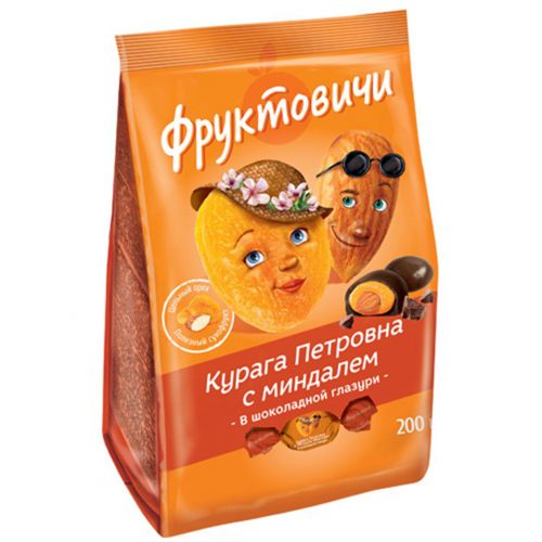 Купить Конфеты глазированные Фруктовичи "Курага Петровна", 200 гр: в ...
