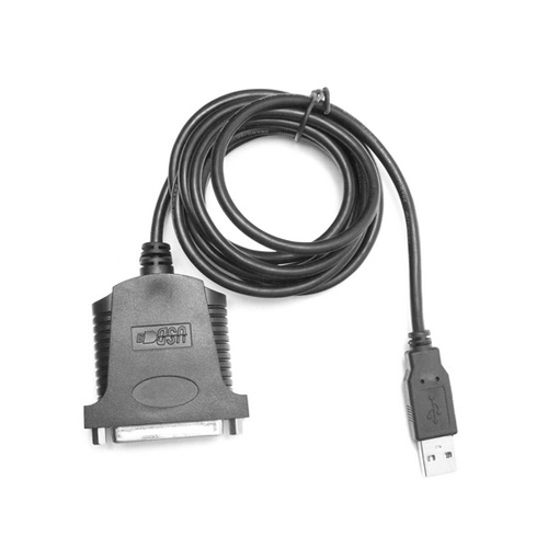 Купить Адаптер Deluxe DLA-LU2 USB на LPT USB 2.0, 1.35 м, USB, черный ...