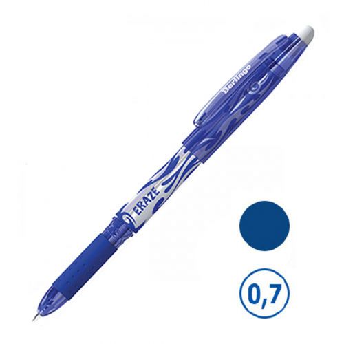 Купить Ручка гелевая стираемая Berlingo, 0,7 мм, синяя, цена за штуку ...